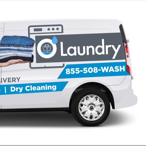 Design a van wrap graphic for a Laundry Pickup & Delivery service | Car ...