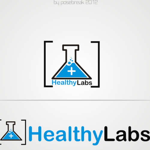 Design a SIMPLE 2D BEAKER Logo for HEALTHY LABS | Logo design contest