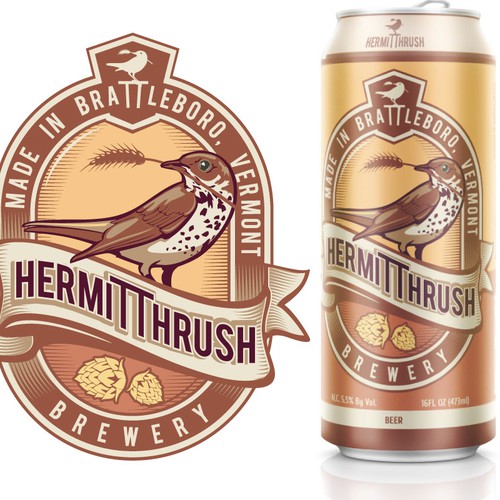 Rustic Vermont brewery needs YOU to put a bird on it! | Logo design contest