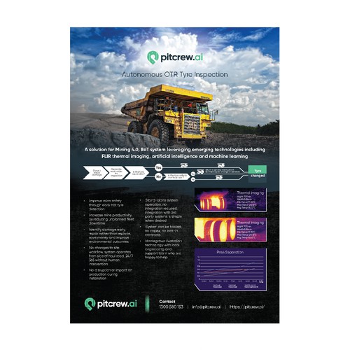 Designs | Single page print ad for mining technology product | Postcard ...