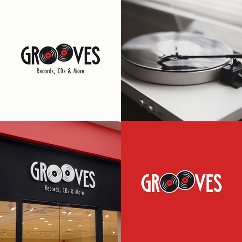 Designs | Vinyl Record Store Logo | Logo design contest