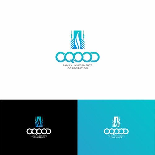 Designs | Oqood branding project - Arabic and English text version logo ...