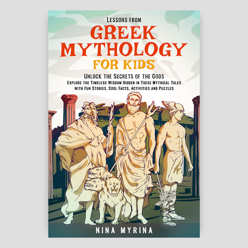 Designs | An eye-catching book cover design on Greek mythology for kids ...