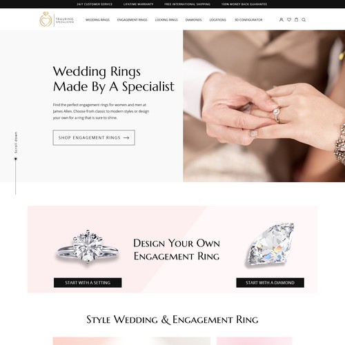 Designs | BRANDNEW WEDDING RING & ENGAGEMENT RING PAGE FOR A GERMAN ...