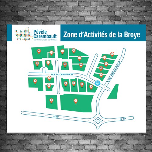 Design a wayfinding map for outdoor signage | Signage contest