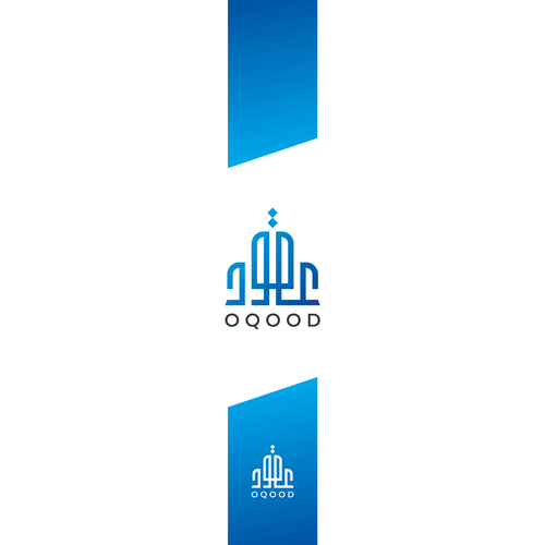 Designs | Oqood branding project - Arabic and English text version logo ...