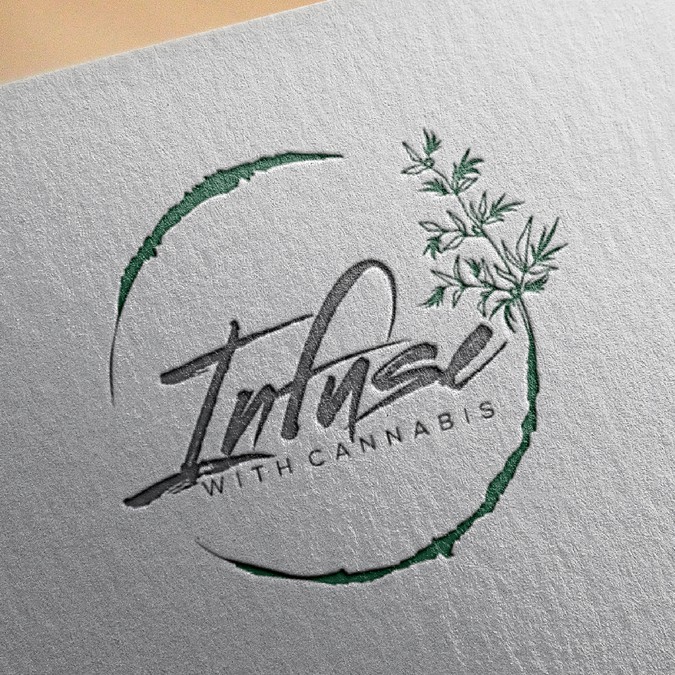 Create an 'Elegant Cannabis Logo Design' that will help take us to a ...