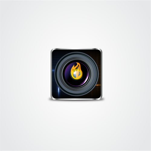 Icon for iPhone app 'Camera Fun' | Button or icon contest