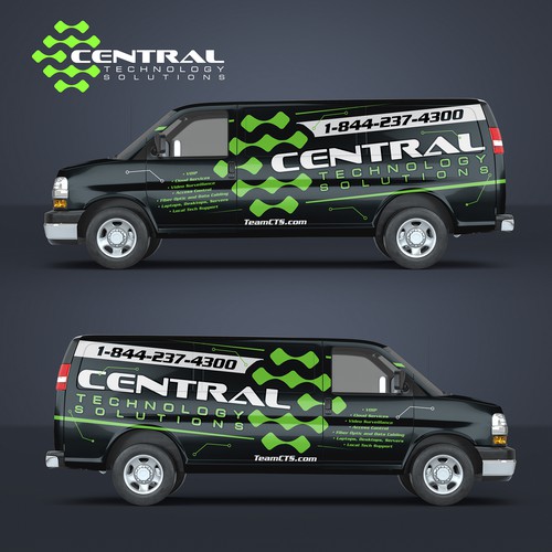 Designs | NEW Van Wrap for some gnarly Nerds! | Car, truck or van wrap ...