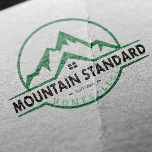 Create a modern classic logo for Mountain Standard Homes, LLC ...