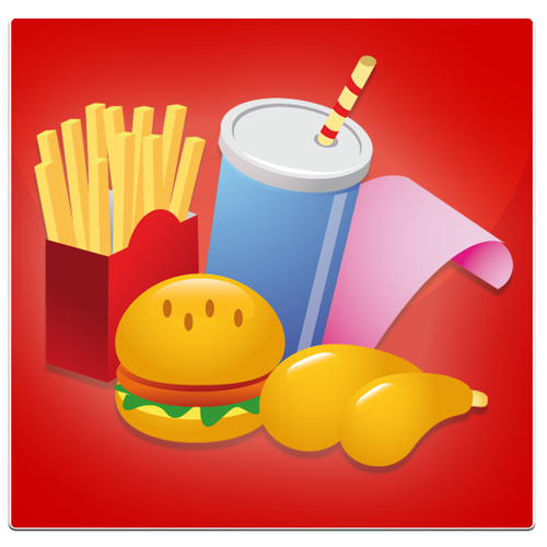 Random food selection app with OmNoms | Icon or button contest