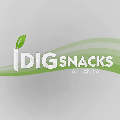 logo for I DIG SNACKS | Logo design contest