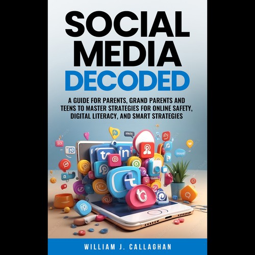 Designs | E-Book Cover, Social Media Decoded | Book cover contest