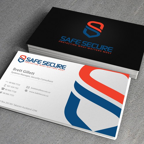 Designs | New business card wanted for SAFE SECURE | Business card contest
