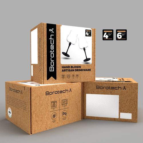 Designs | eye catching glassware box designing , | Product packaging ...
