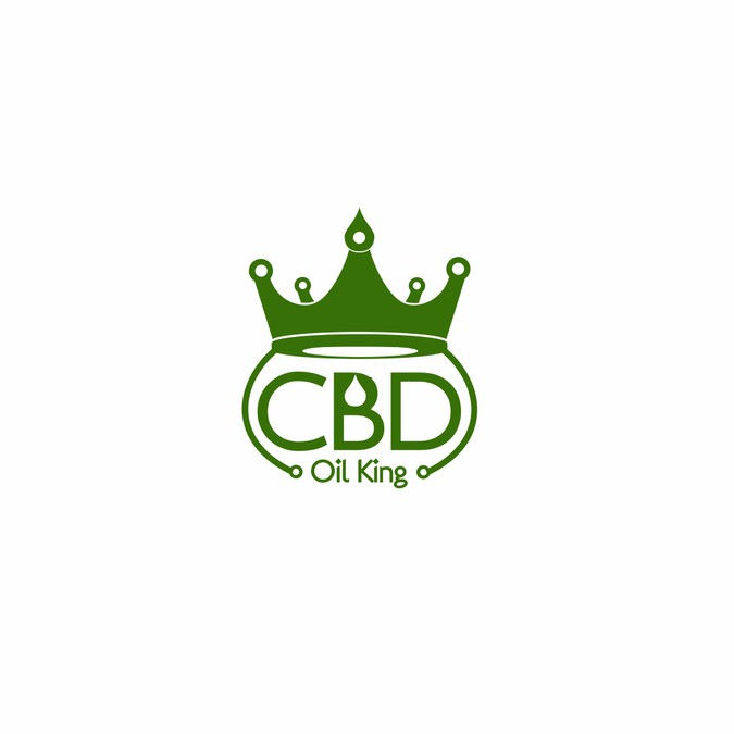 Create a CBD Oil King logo for the growing CBD & Hemp Oil industry ...