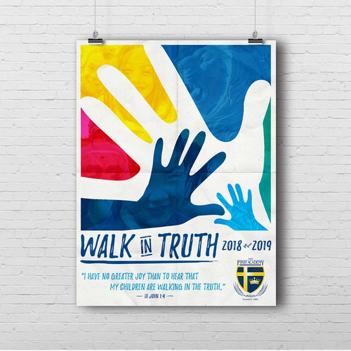 Uplifting Promo Poster for Christian School Year Theme (+$$ More Jobs ...