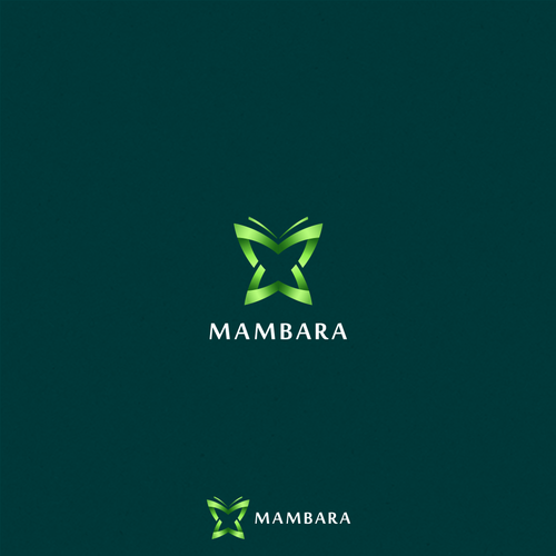 Create a capturing image of a flying butterfly and have a word 'Mambara ...