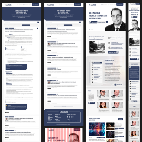 Designs | Redesign of a criminal defense lawyer homepage | WordPress ...
