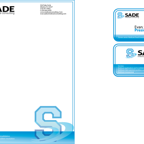 Business cards and letterhead/envelopes for Medicare consultant ...