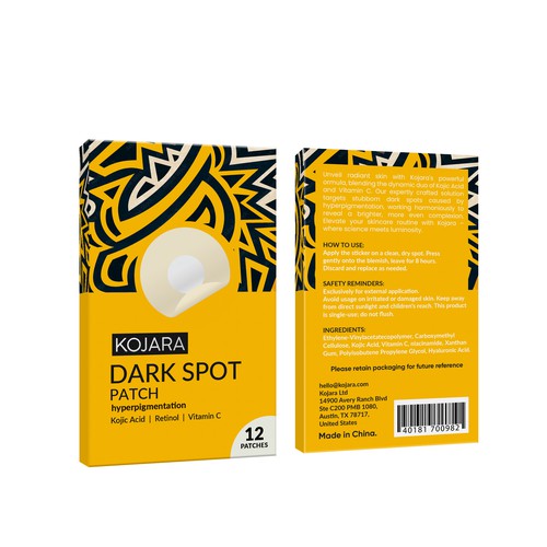 Designs | DARK SPOT PATCH PACKAGING | Product packaging contest