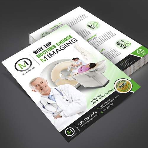 Create a flyer for a cutting edge diagnostic imaging center | Postcard ...
