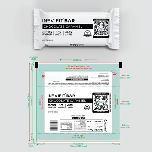 Designs | Protein Bar Individual Packing Design | Product packaging contest