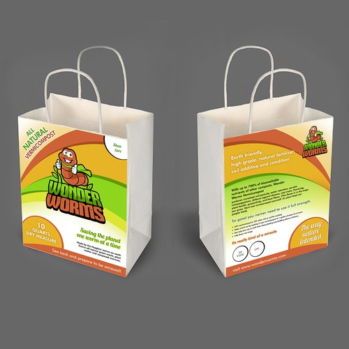 Wonder Worms bag design | Product packaging contest