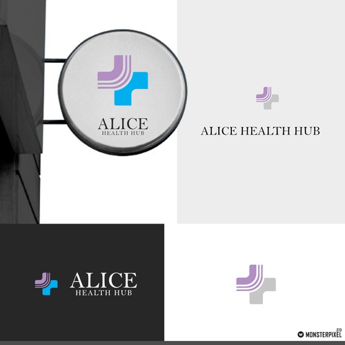 Designs | Logo for a health professional building 'Alice Health Hub ...