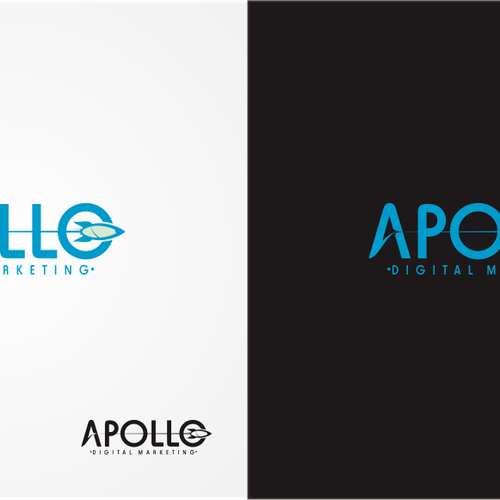 Create an abstract or space themed logo for Apollo Digital Marketing ...