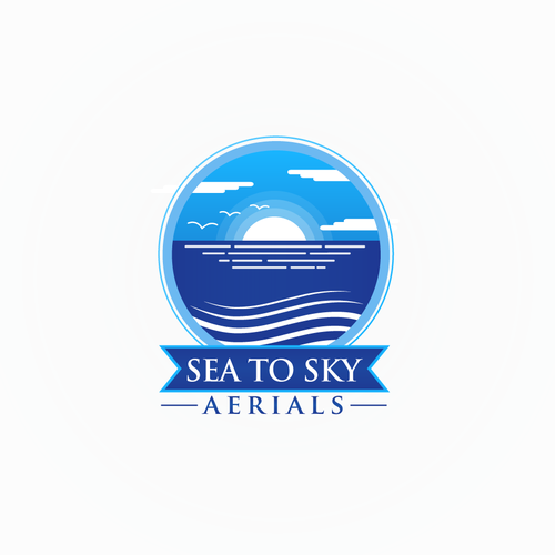 Create an outdoor inspired illustration for Sea To Sky Aerials. | Logo ...