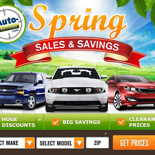 a Cool Automotive Company - Spring Banner needs a new banner ad ...