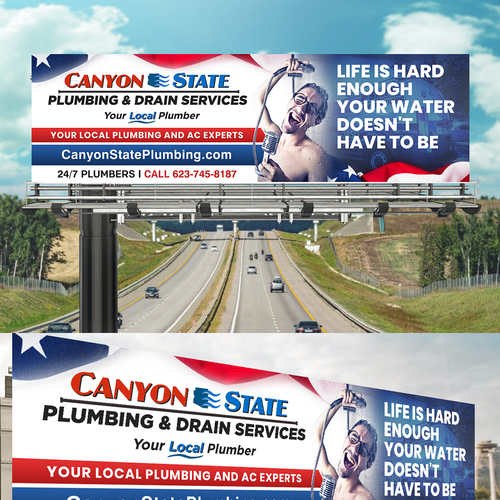 Designs | Fun Billboard Project For Plumbing Company! ~ Get Creative ...