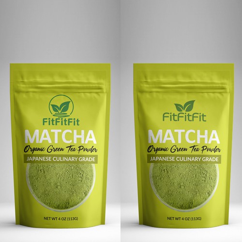 Japanese Matcha Organic Green Tea Powder Product Label | Product label ...