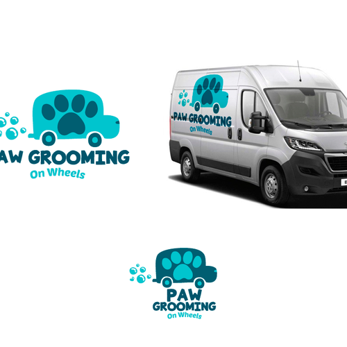mobile pet grooming logo | Logo design contest