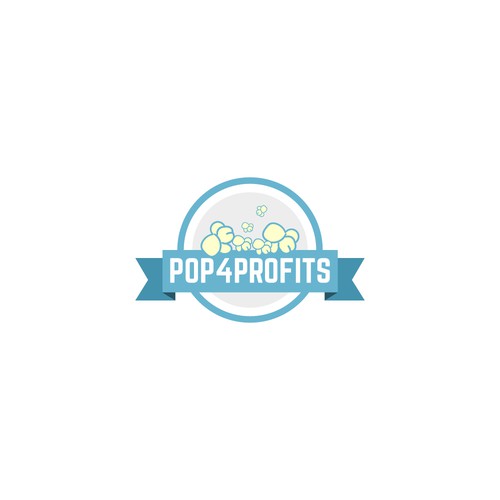 Designs | "Pop4Profits" Logo Design - Clusters Popcorn Fundraising ...