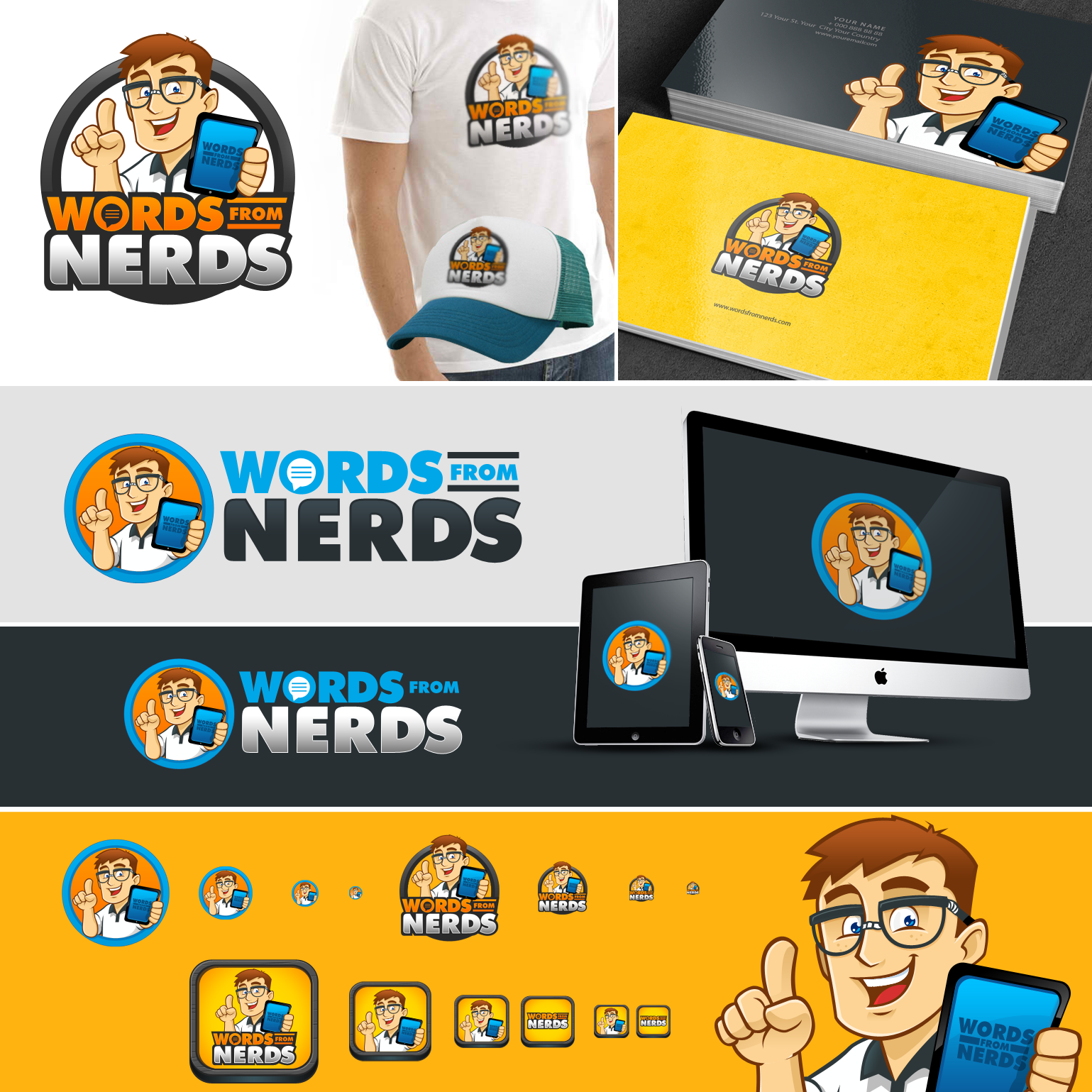 Nerd Logos - Free Nerd Logo Ideas, Design & Templates