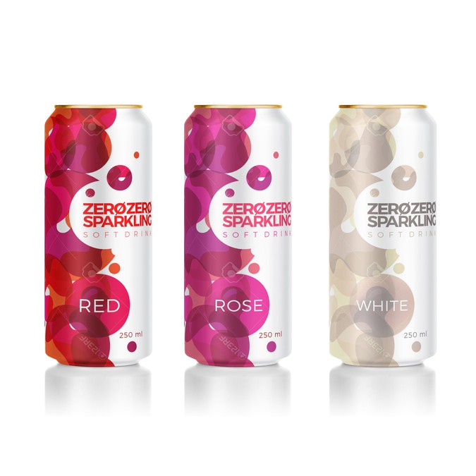 Label design for Zero Alcohol Sophisticated Soft Drink Product ...