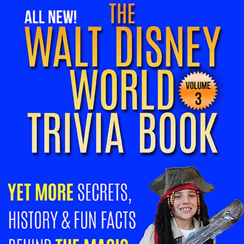 Designs | Walt Disney World Trivia Book cover | Book cover contest