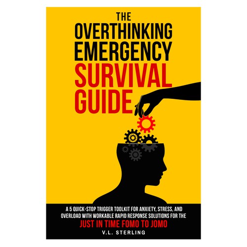 Designs | THE Overthinking Emergency Survival Guide | Book cover contest