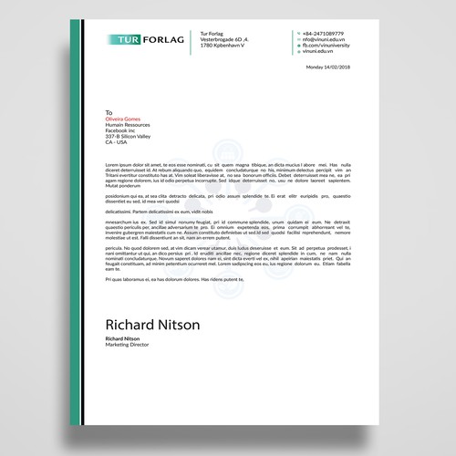Letterhead for a publisher | Stationery contest