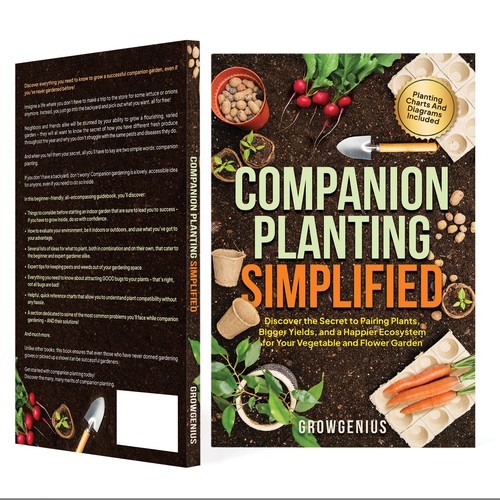 Designs | Companion planting book cover that grabs attention and ...