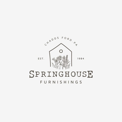Designs | Unique! 1 logo for Springhouse, representing a Farm shop and ...