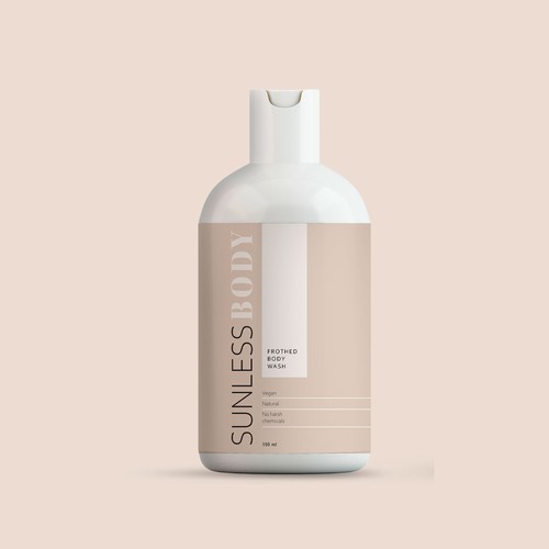 Designs SUNLESS TANNING PRODUCT Product Label Contest