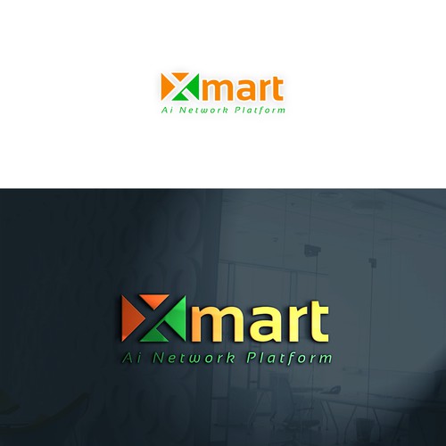 Create a logo for XMART -Artificial Intelligence Platform for wireless ...