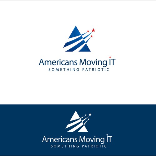 Creat and Patriotic Logo for helping Veterans move IT across America ...