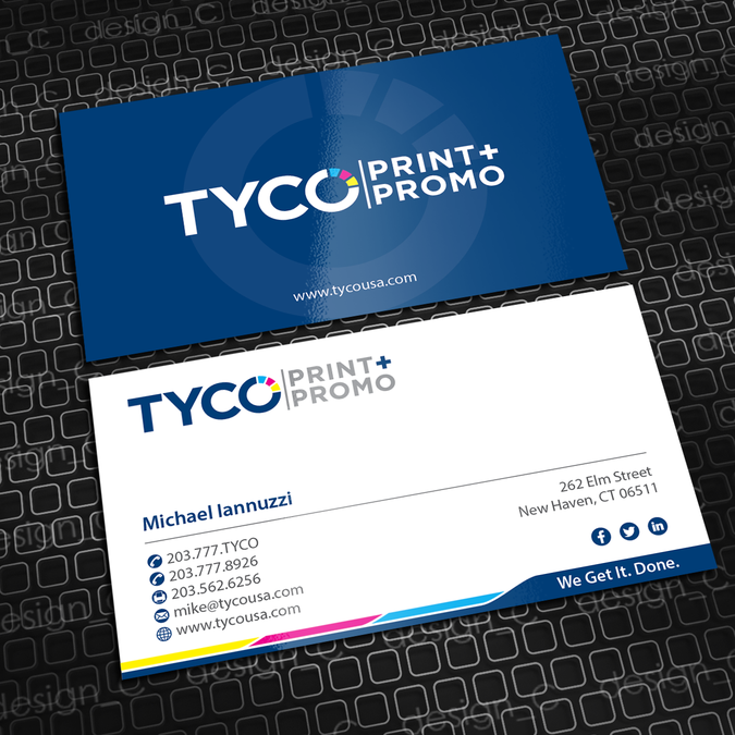 Tyco Print+Promo Needs a Business Card Design | Business card contest