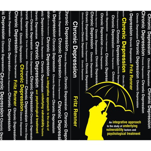 Eyecatching book cover for PhD thesis about chronic depression | Book ...