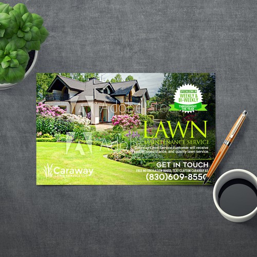 Lawn Service Postcard mailers | Postcard, flyer or print contest