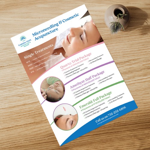 Designs | Design a Pricing Flyer for my Acupuncture Practice | Postcard ...